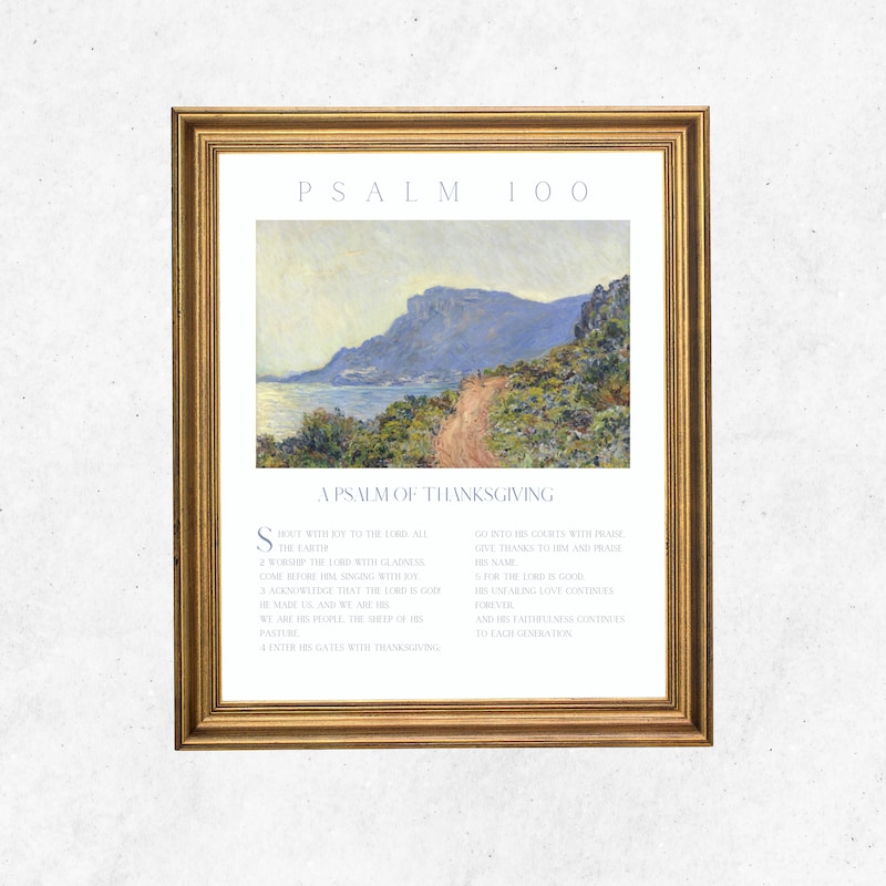 Psalm 100 - Etsy