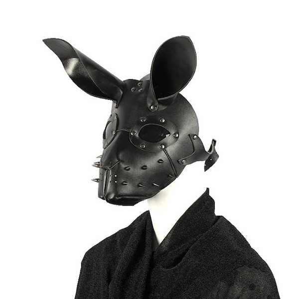 Leather Rabbit Mask - Etsy