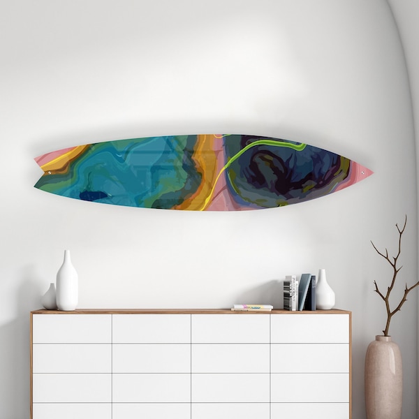 Surfboard Wall Art - Etsy