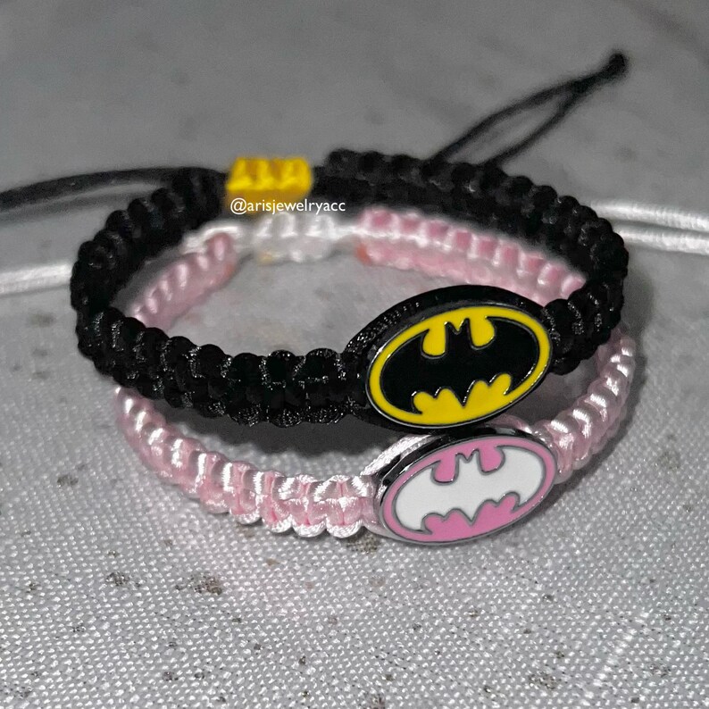 Batman & Batwoman Matching Bracelets - Etsy