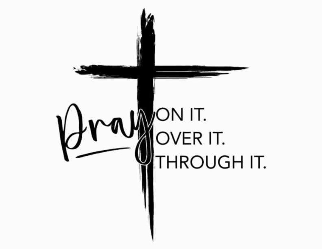 Pray on It Pray Over It Pray Through It Svg | Prayer Svg | Pray Svg ...
