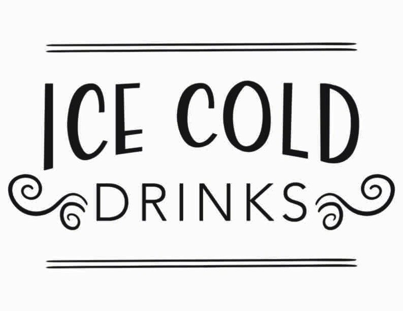 Ice Cold Drinks SVG Summer SVG Designs Unlimited - Etsy