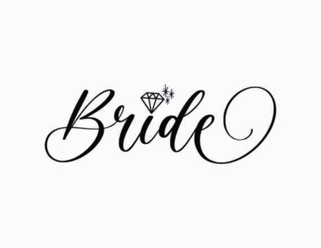 Bride | Instant Digital Download | Svg, Png, Jpg | Wedding | Diamond ...