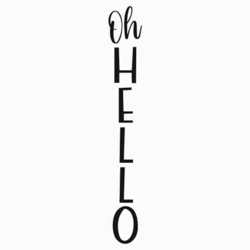 Oh Hello Sign - Etsy