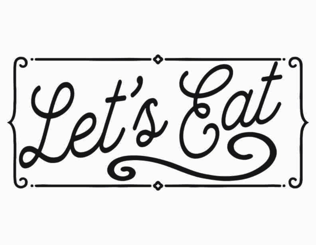 Let's Eat SVG Kitchen Sign Svg Kitchen Sayings Svg - Etsy