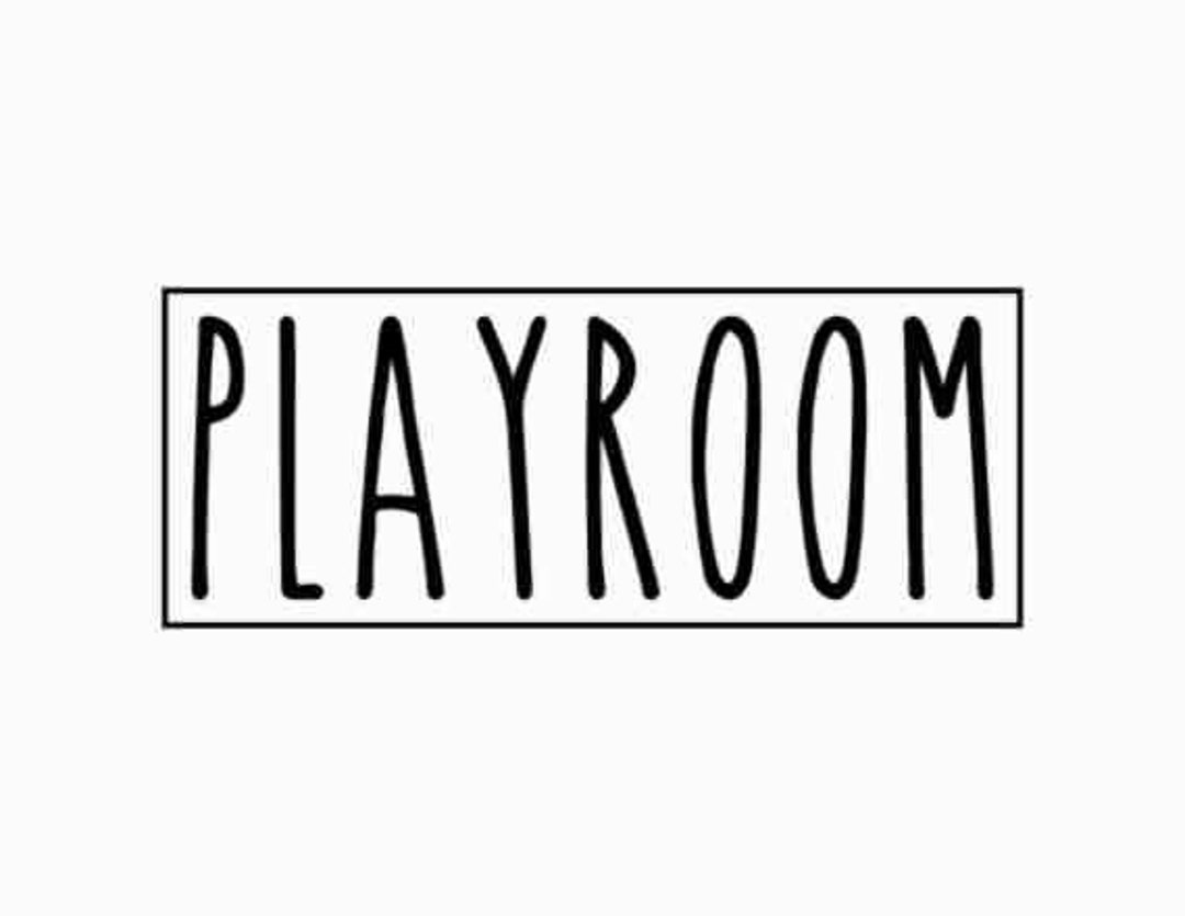 Playroom SVG | Kids Playroom Sign SVG | Unlimited Commercial License ...
