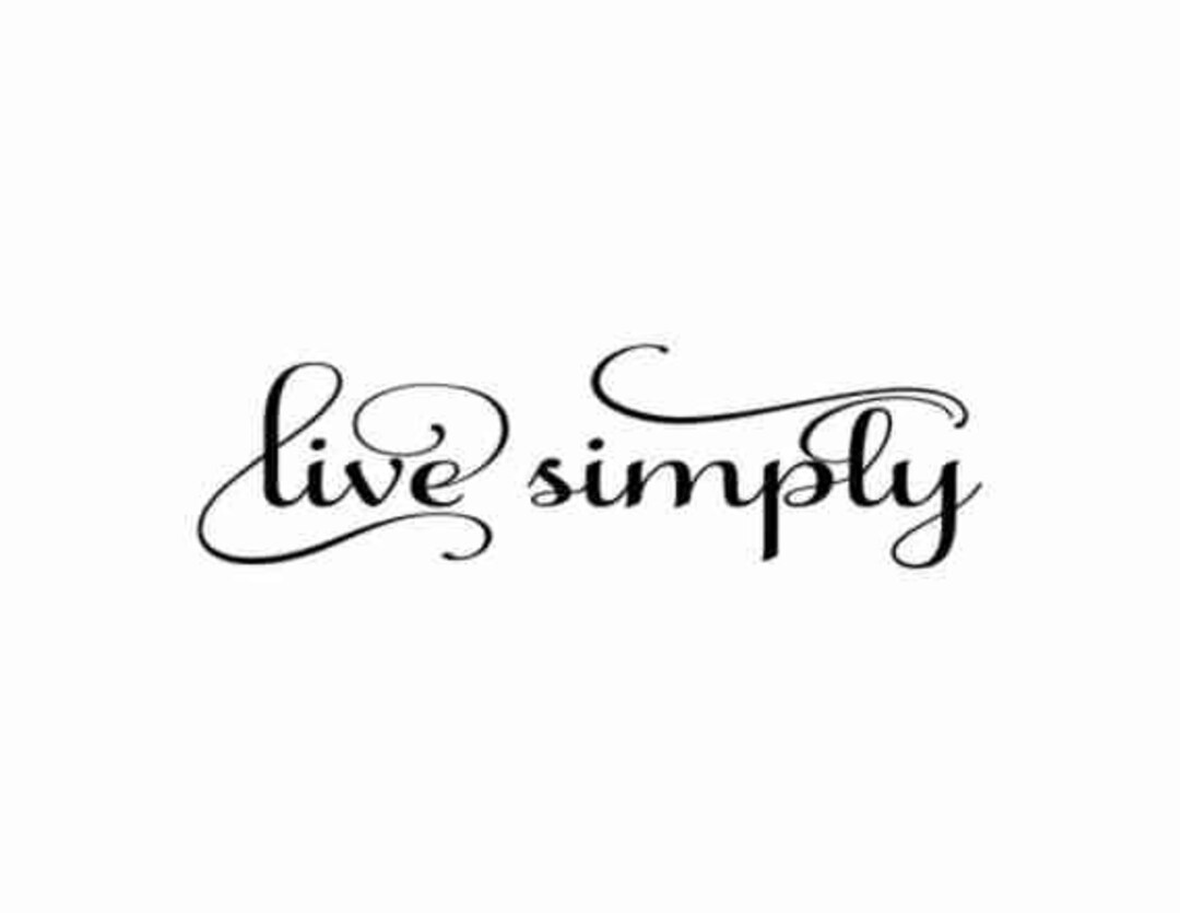 Live Simply SVG | Inspirational Quotes Svg | Farmhouse Decor Svg | Wood ...