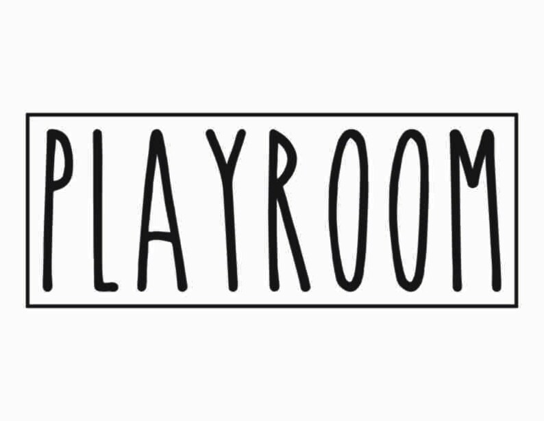 Playroom SVG Kids Playroom Sign SVG Unlimited Commercial - Etsy