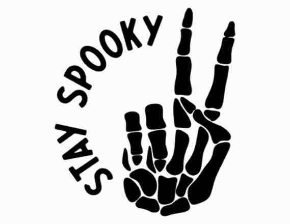 Stay Spooky Skeleton Hand SVG and PNG | Halloween Svg | Spooky Svg ...