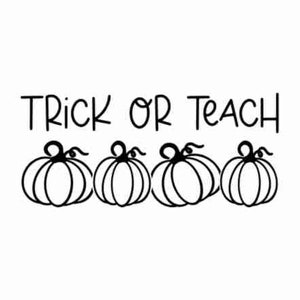 Trick or Teach Svg, Teacher Halloween Shirt Design, Halloween Teacher ...