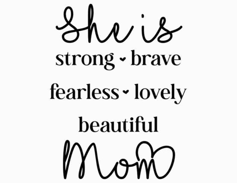 She is Mom SVG, Mother SVG, Blessed Mom Svg, Mom Shirt, Mom Life Svg ...