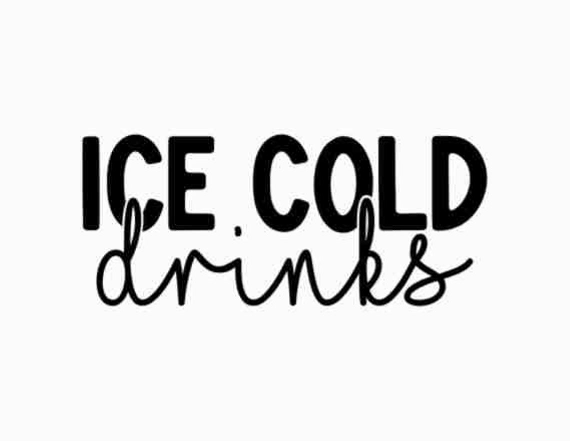 Ice Cold Drinks SVG | Summer SVG Designs | Unlimited Commercial Use ...