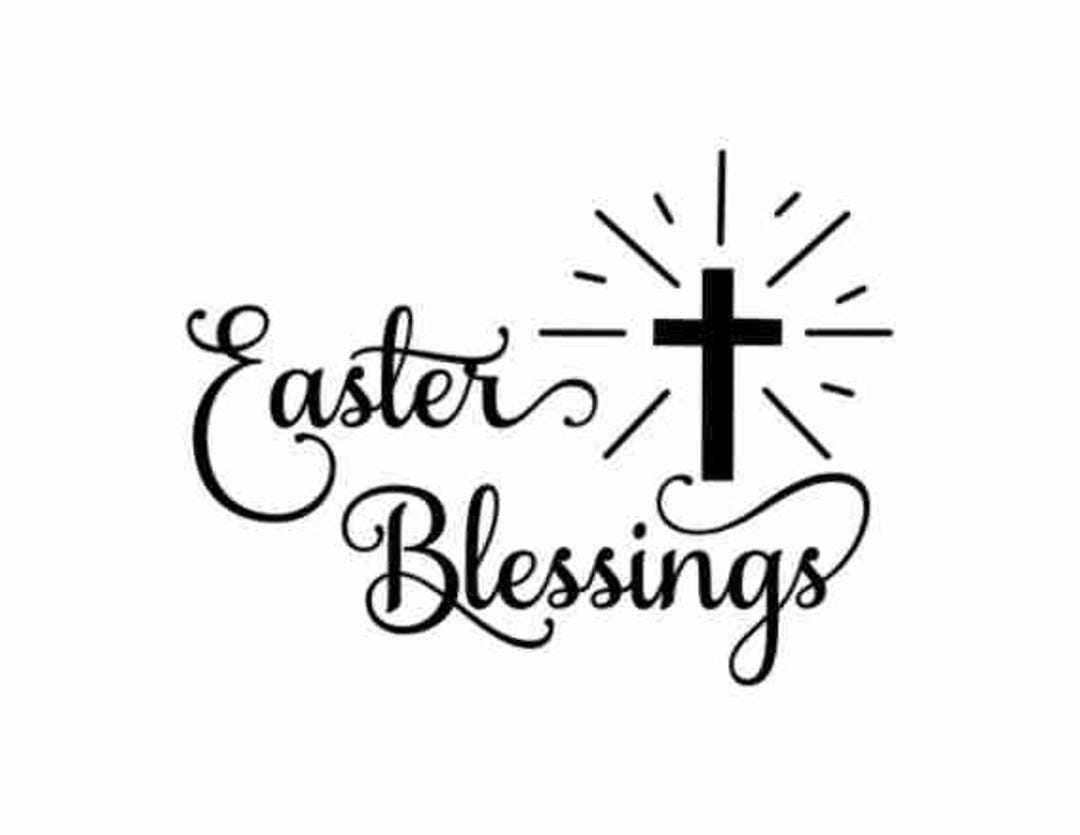 Easter Blessings Svg, Easter Svg, Happy Easter Svg, Spring Svg ...