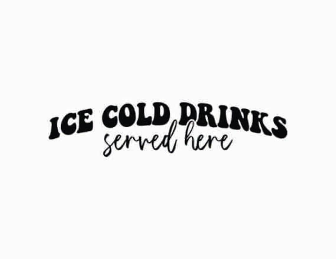Ice Cold Drinks SVG | Summer SVG Designs | Unlimited Commercial Use ...