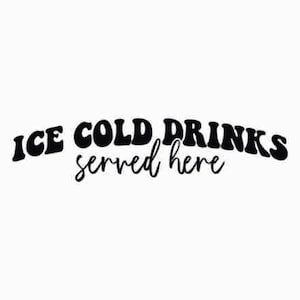 Ice Cold Drinks SVG | Summer SVG Designs | Unlimited Commercial Use ...