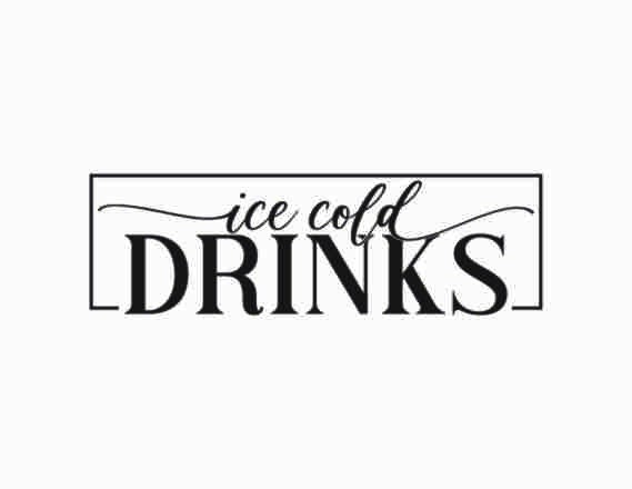 Ice Cold Drinks Svg | Commercial Use Svg Jpg Png | Coffee Bar Svg ...