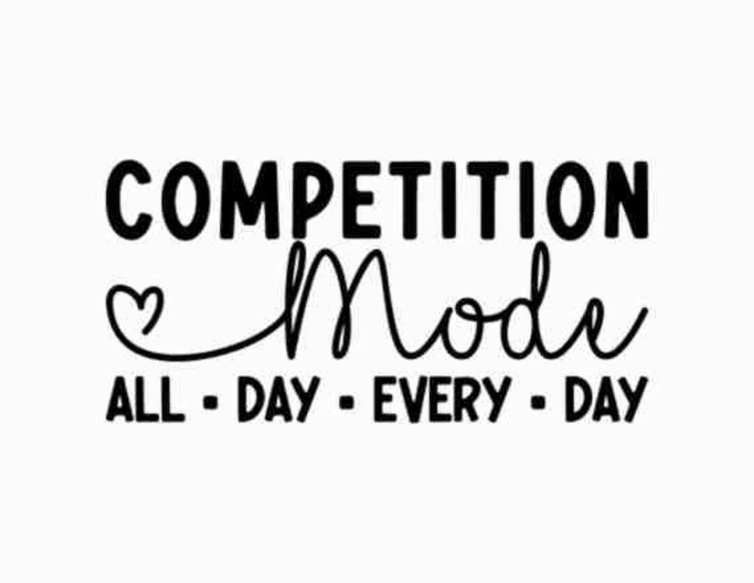 Competition Mode SVG PNG, Cheer Shirt, Cheerleader Svg, Game Day Vibes ...