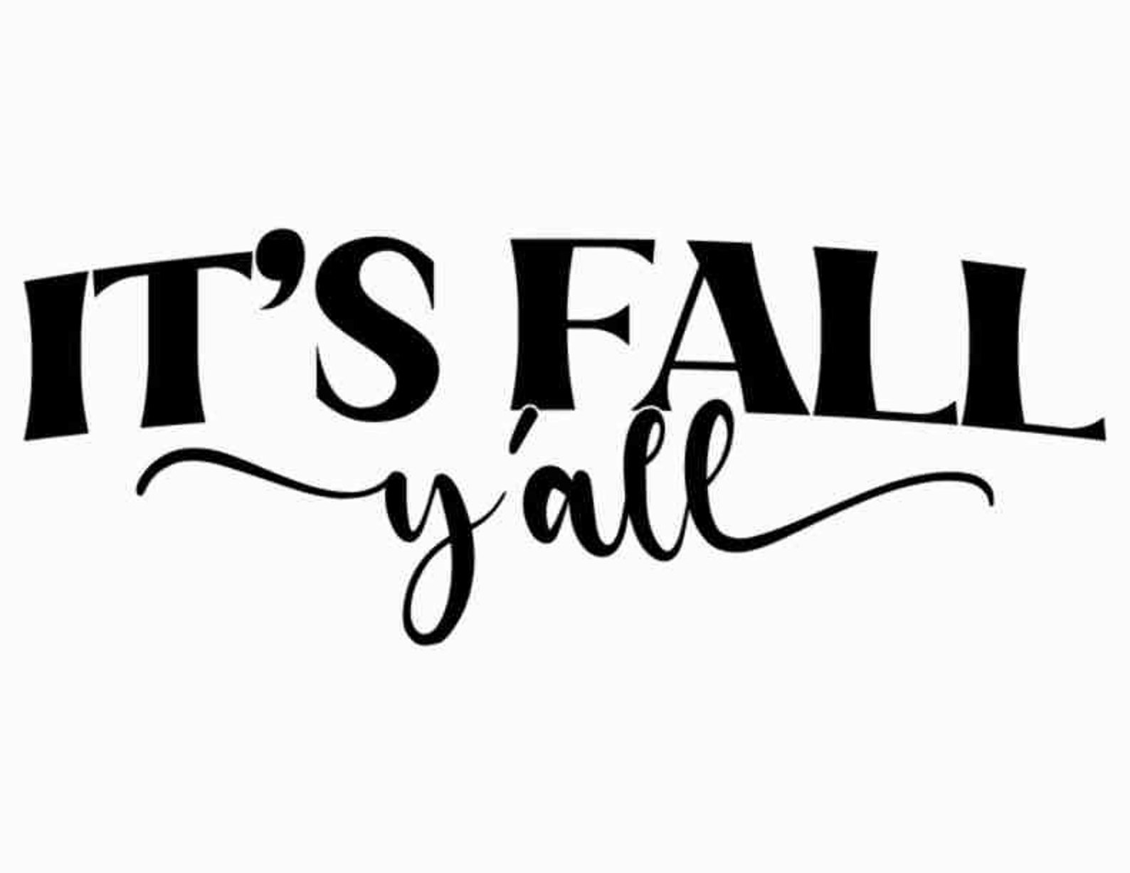 It's Fall Y'all Svg, Fall Door Sign SVG, Halloween SVG, Digital ...