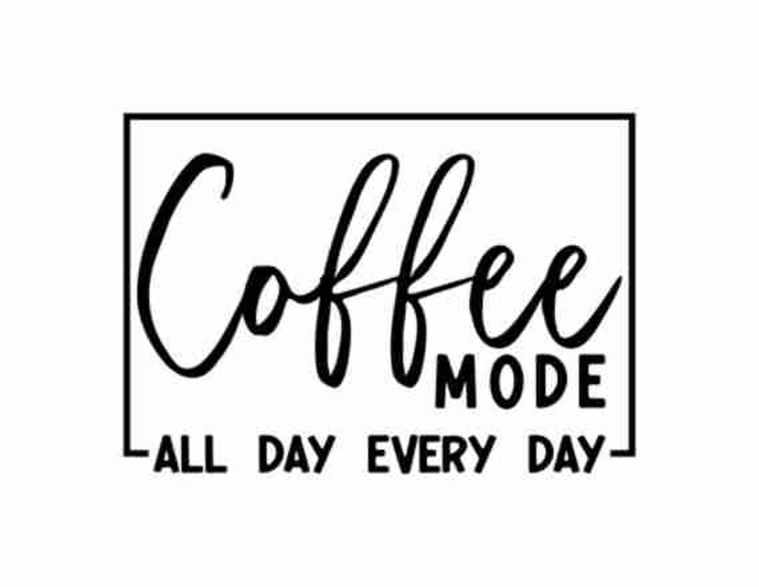 Coffee Mode SVG PNG, Coffee Svg, Retro Coffee Svg, Coffee Lover Svg ...