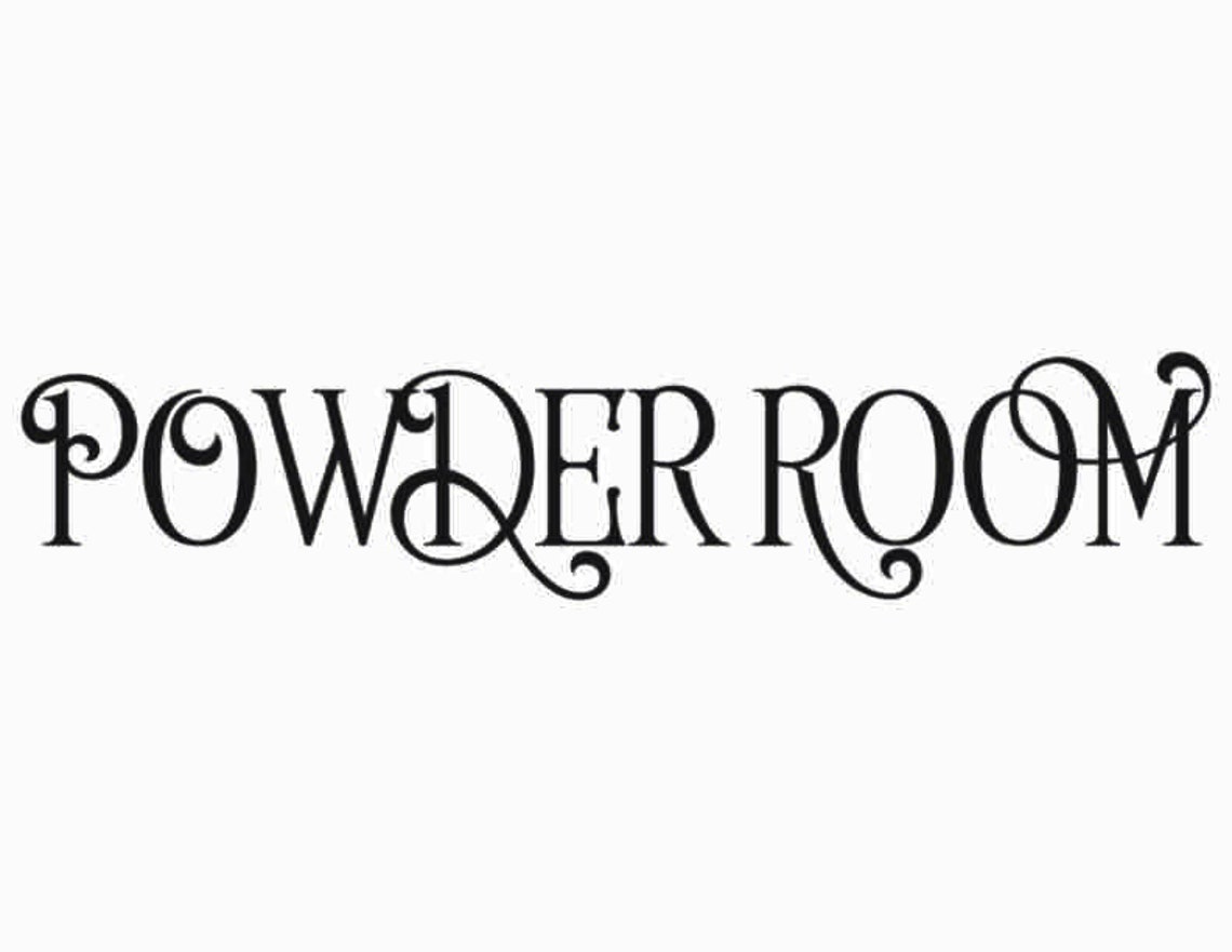 Powder Room SVG Digital Download Easy Project Farmhouse - Etsy