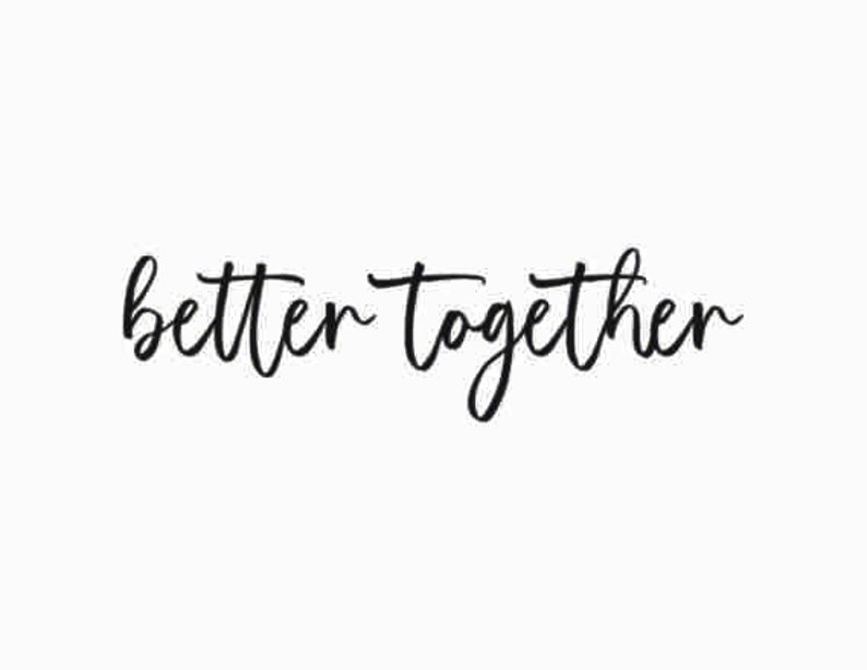 Better Together SVG Wedding Decor SVG Unlimited Commercial License SVG ...