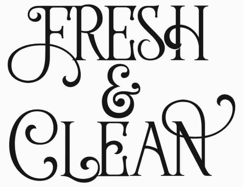 Fresh & Clean SVG Bathroom Sign SVG Farmhouse Bathroom SVG - Etsy