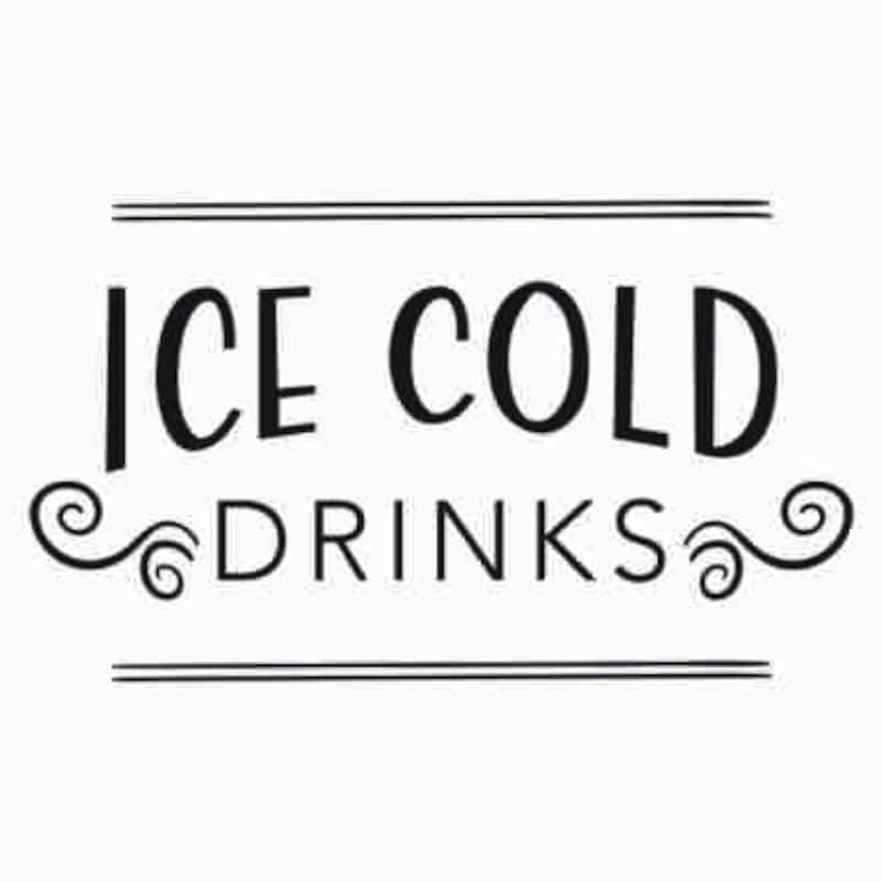 Cold Drinks Sign - Etsy