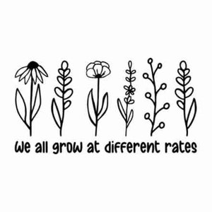 We All Grow at Different Rates , Counselor Cut File, Coworker Gift ...