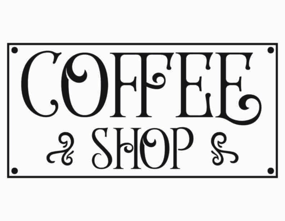 Coffee Shop SVG Vintage Coffee SVG Unlimited Commercial License SVG ...