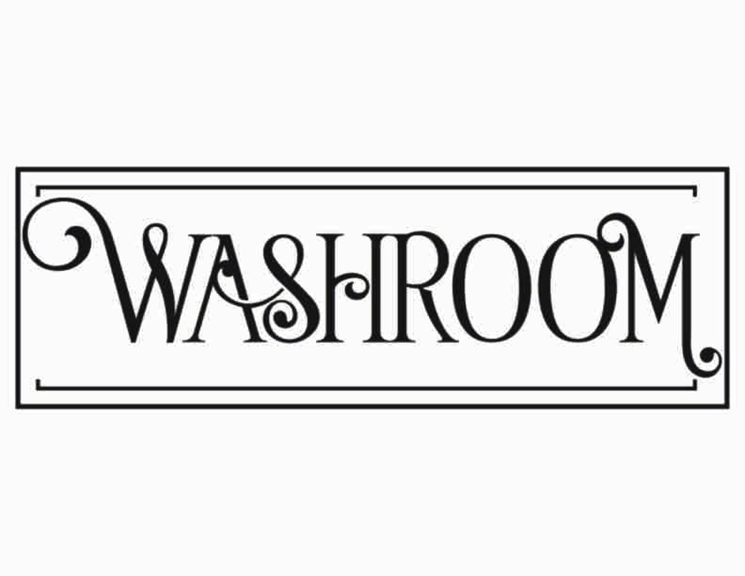 Washroom SVG Vintage Bathroom Svg Unlimited Commercial License SVG ...