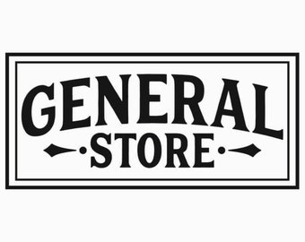 General Store Svg - Etsy