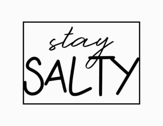 Stay Salty SVG Unlimited Commercial License Svg Beach Quotes SVG Files ...