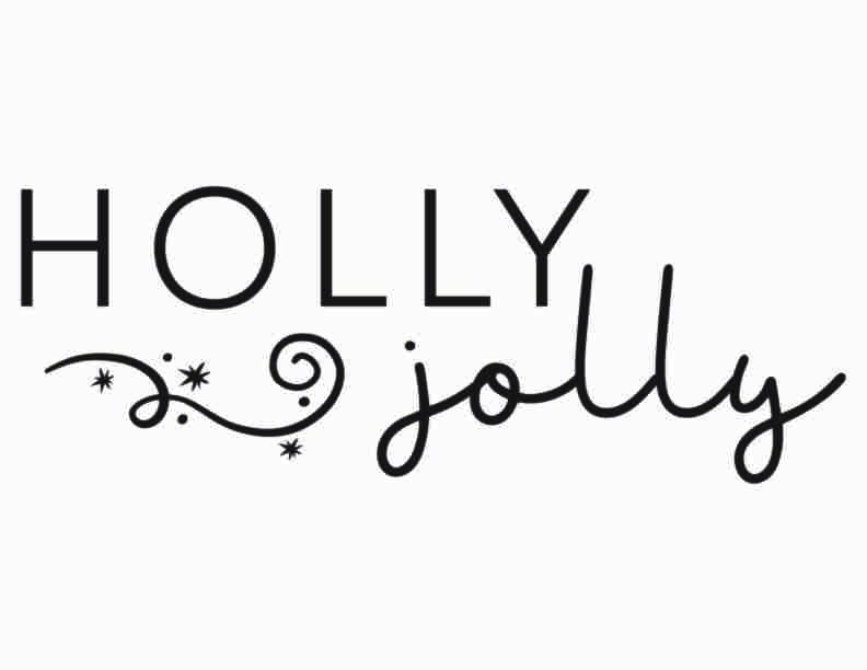 Holly Jolly Svg Christmas Svg Holly Jolly Sign SVG Cutting - Etsy