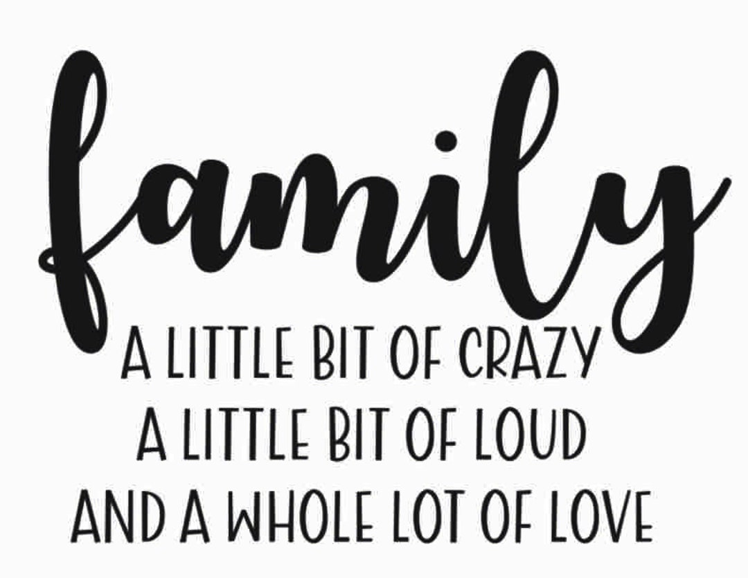 Family SVG Sayings A Little Bit of Crazy SVG Family Gift - Etsy