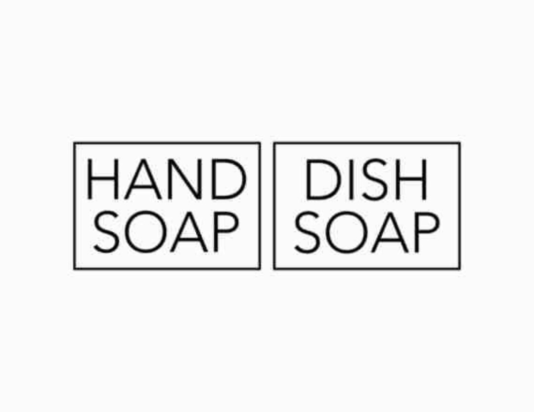 Soap Bottle Label SVG | Instant Digital Download | Unlimited Commercial ...