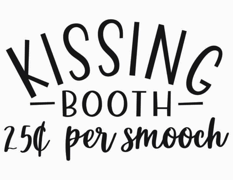 Kissing Booth SVG Unlimited Commercial Use License SVG - Etsy