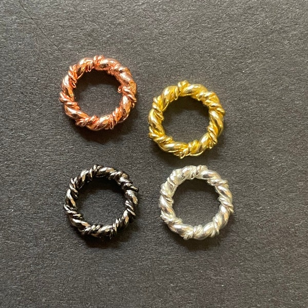 Twisted Jump Ring - Etsy