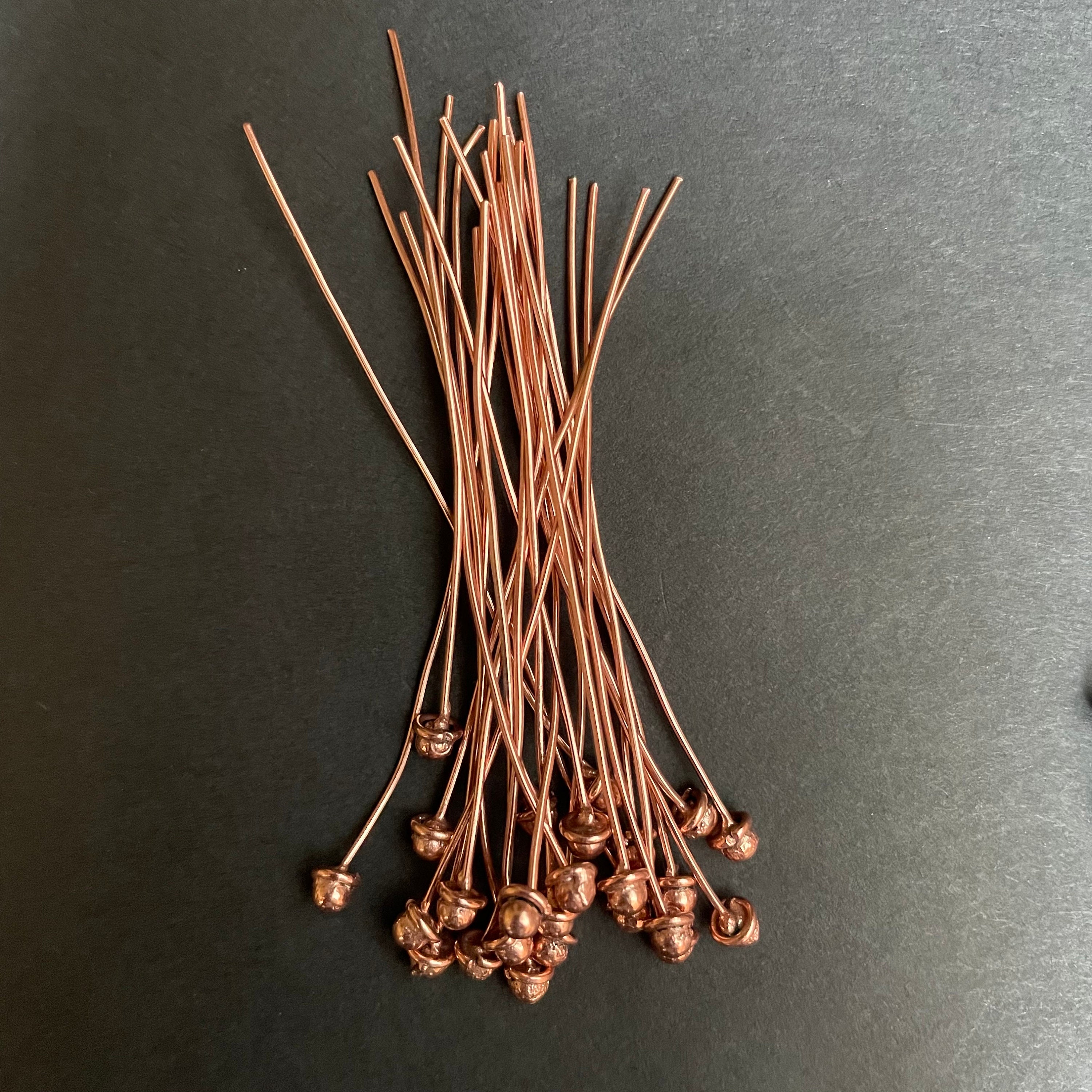 Fancy Ball Head Pins 2.5 Inch 21 Gauge, Brass Decorative Headpins ...