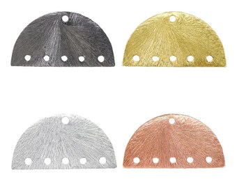 Metal Half Circle Connectors - Etsy