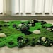 Custom Green Moss Rug,handmade Latch Hook Rug,customized Rugs,art Rugs ...