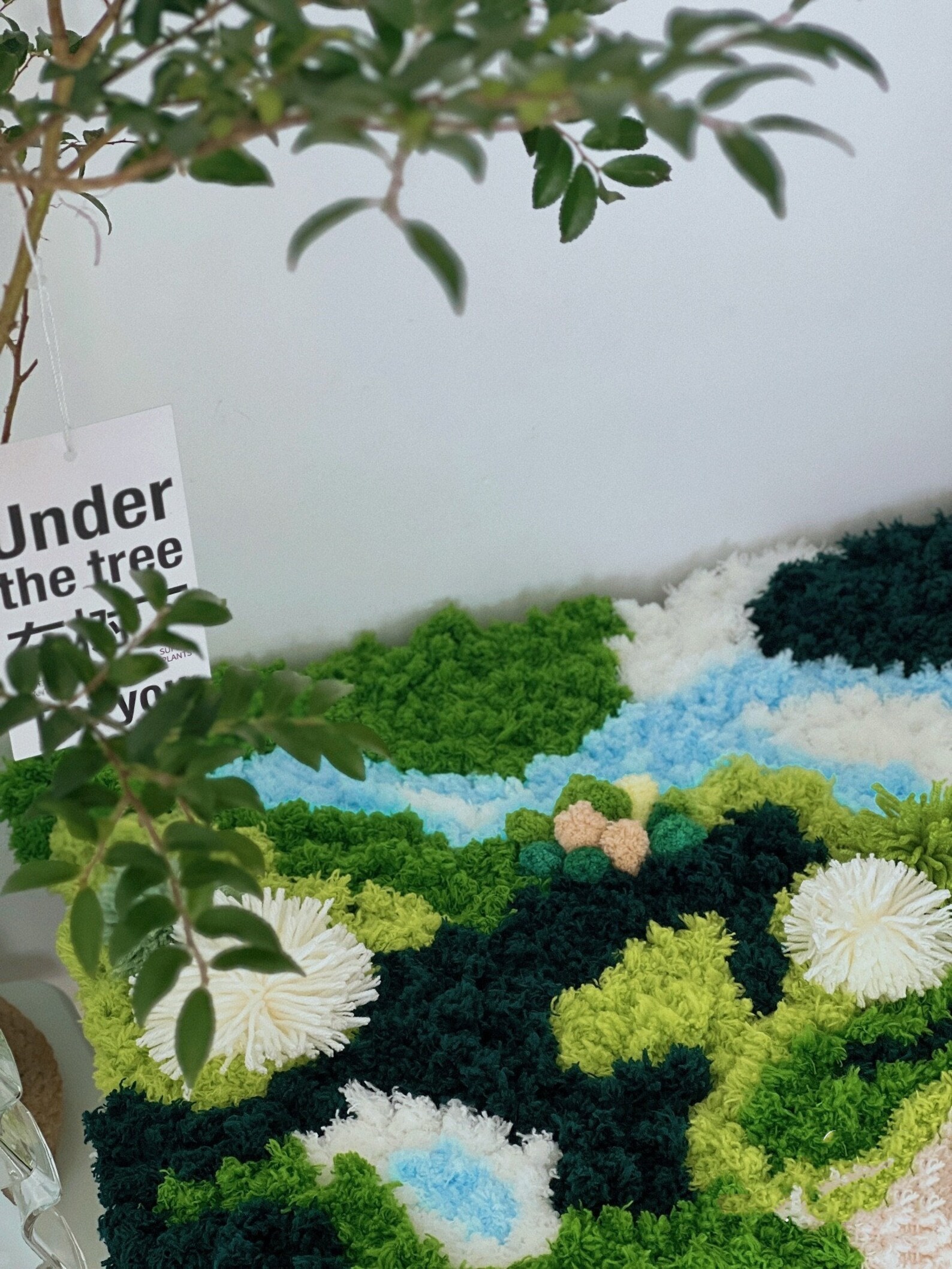 Moss Rughandmade Latch Hook Rugcustom Rugsart Rugsfluffy - Etsy