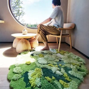 Moss Rugs .handmade Turfted Wool Rugs Carpets for Living Room/reading ...