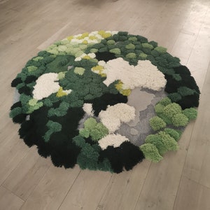 3D Area Rug Handmade Rugs Carpet Turfted Wool Rugs for Living - Etsy