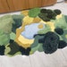 3D Tufted Area Rugs handmade Wool Rugforest Grass Turfted - Etsy