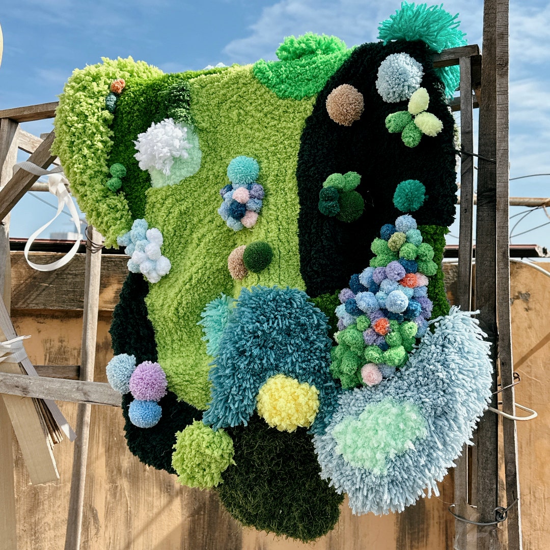 Grass Carpet Green Moss Rug,hand Hooked Moss Rugs/carpets Art Rugs Soft ...