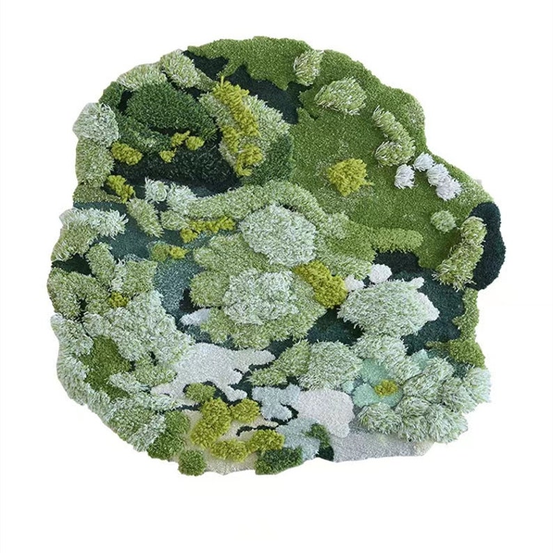 Moss Rugs .handmade Turfted Wool Rugs Carpets for Living Room/reading ...