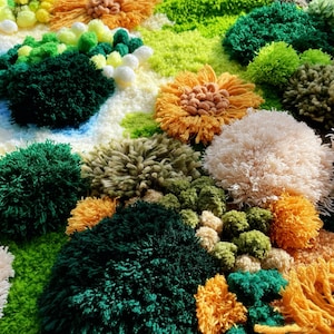 Handmade Latch Hook Rugs,custom Moss Rug ，soft Fluffy Rugs for Kids,art ...