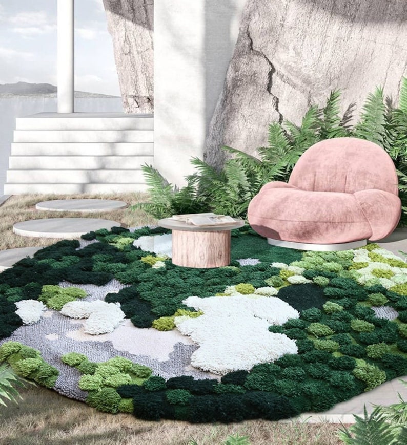 3D Area Rug Handmade Rugs Carpet Turfted Wool Rugs for Living - Etsy