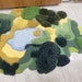 3D Tufted Area Rugs handmade Wool Rugforest Grass Turfted - Etsy