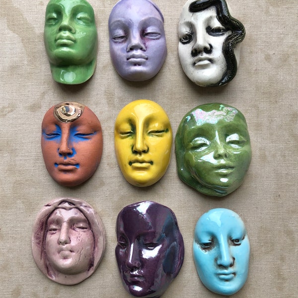Ceramic Faces - Etsy